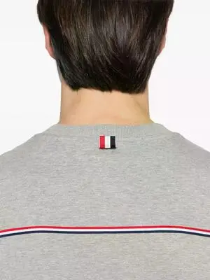 Thom Browne Rwb Stripe-detail T-shirt