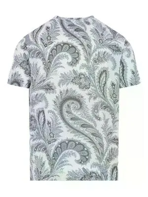 Etro Paisley-print T-shirt - Grey