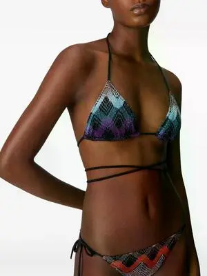 Missoni Zigzag-pattern Bikini - Black