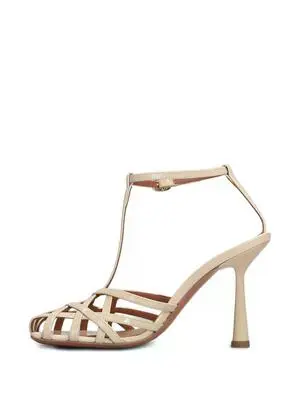 CASTAGNA 100mm Lidia Sandals - Neutrals