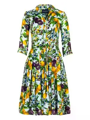 Samantha Sung Audrey Midi Dress - Soft-aqua