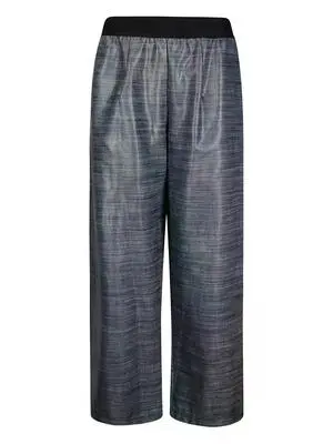 MARIA CALDERARA Chambray Trousers