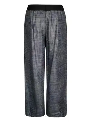 MARIA CALDERARA Chambray Trousers