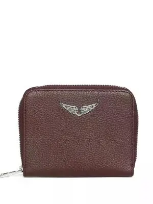 Zadig&Voltaire Mini Grained Leather Wallet - Purple