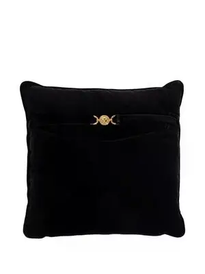 Versace Cotton Cushion - Black