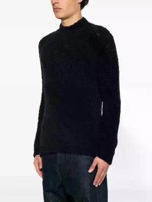 Tagliatore Virgin Wool-blend Jumper - Blue