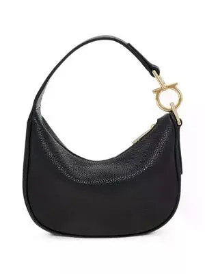 FERRAGAMO Gancini Shoulder Bag Xs - Black