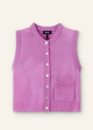 ME+EM Lofty Button-front Vest