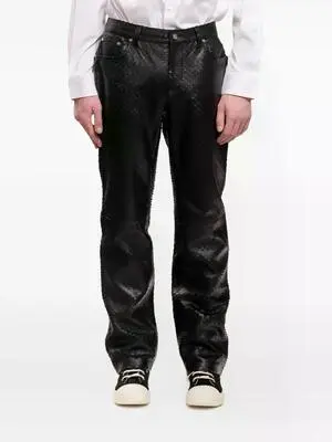 Helmut Lang Black Wash Pants For Men