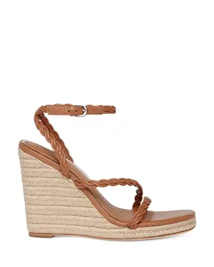 Paige Kelsey Wedge Sandals - Cognac
