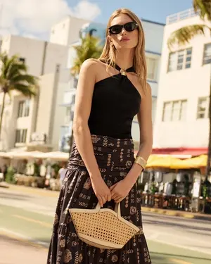 Rails Agatha Tiered Maxi Skirt