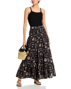 Rails Agatha Tiered Maxi Skirt
