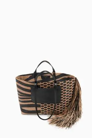 Ulla Johnson Lali Large Tote Handbag - Tapir