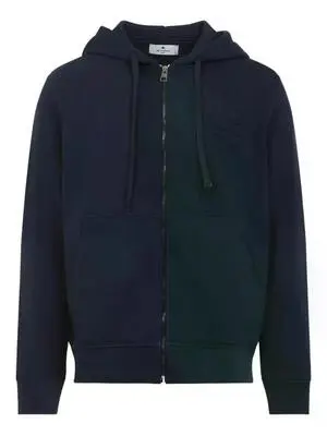 Etro Pegaso-motif Hoodie - Blue