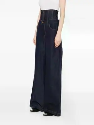 Monse Wide-leg Corset Jeans