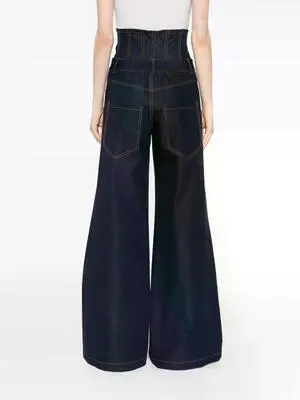 Monse Wide-leg Corset Jeans