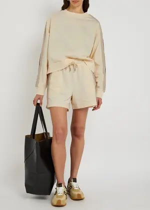 Moncler Panelled Cotton Sweatshirt - Ivory