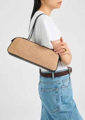 Khaite Simona Woven Shoulder Bag