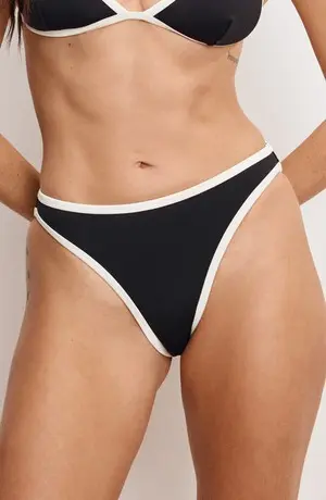 Good American Compression Better Bikini Bottoms - Black001