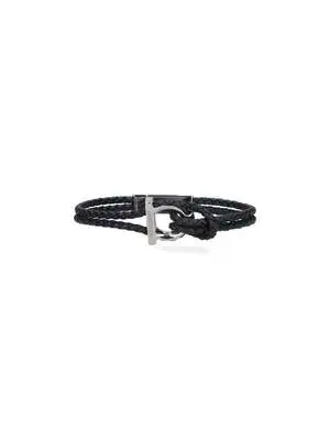 FERRAGAMO Bijoux Chain Bracelet Black