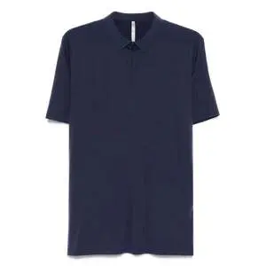 Veilance Short Sleeve Zip Up Sweater - Blue