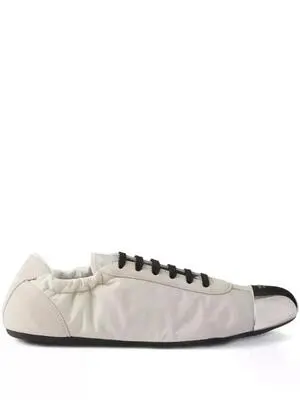 Prada Logo-debossed Sneakers - Neutrals