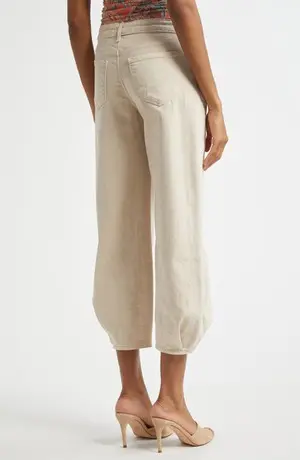 L'Agence Krista High-waist Cropped Jeans