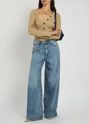 Rag & Bone Featherweight Sofie Wide-leg Jeans