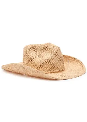 Lack Of Color Raffia Straw Hat - Natural