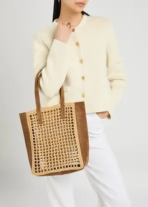 Khaite Small Raffia Tote Bag