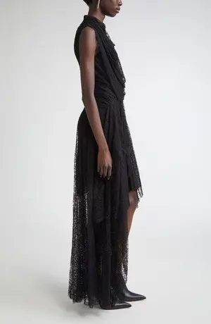 Alexander McQueen Cobweb Lace Gown