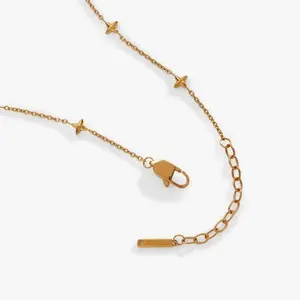ALEX AND ANI Star Chain Anklet - Gold