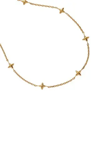 ALEX AND ANI Star Chain Anklet - Gold