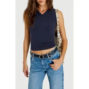 REFORMATION Wren Cotton V-neck Tank
