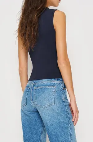 REFORMATION Wren Cotton V-neck Tank