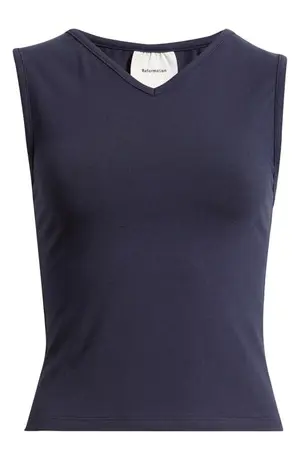 REFORMATION Wren Cotton V-neck Tank