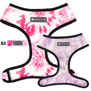 FRENCHIE Duo Reverible Harness - Pink Tie Dye