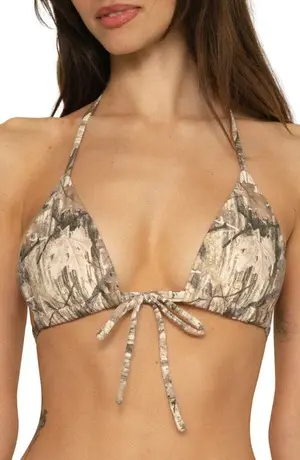 MONTCE Emma Camouflage Bikini Top - Camo