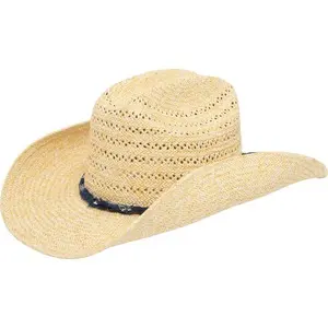 San Diego Hat Open Weave Cowboy Hat - Natural