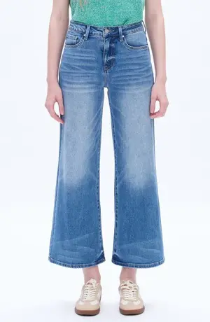 BAYEAS High-waist Wide-leg Jeans