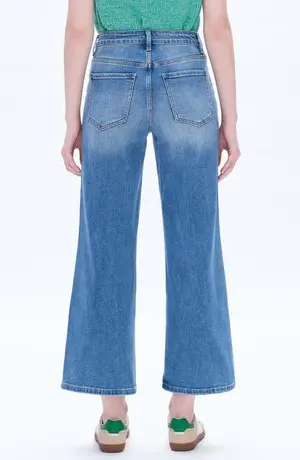 BAYEAS High-waist Wide-leg Jeans