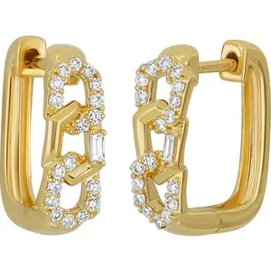 Bony Levy Varda Diamond Hoop Earrings - 18k Yellow Gold
