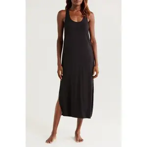 Nordstrom Serene Tank Nightgown - Black