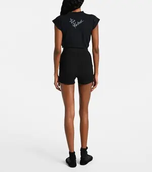 Wardrobe.NYC High-rise Jersey Shorts