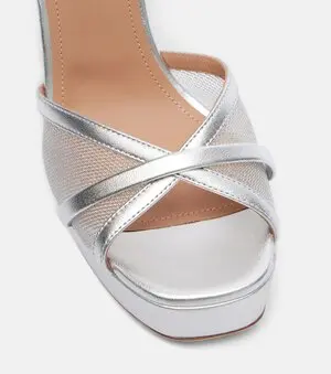 MALONE SOULIERS Sylvie 125 Leather Platform Sandals