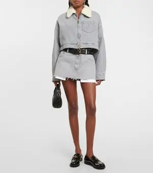 Miu Miu Miu Wander Matelassé Leather Shoulder Bag - Black