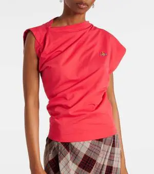 VIVIENNE WESTWOOD Hebo Orb Cotton Jersey Top
