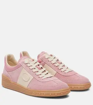 Pink Suede Women's Sneakers