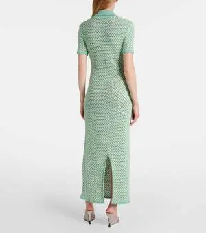 Versace Crochet Cotton-blend Maxi Dress