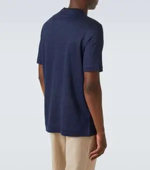 Zegna Linen T-shirt - Blue